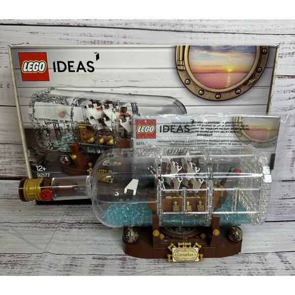 Lego | Toys | Lego Ideas Ship In A Bottle 9277 With Box And ...